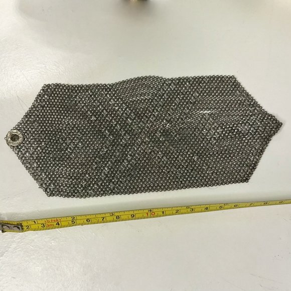 Jewelry | Vintage Liquid Metal Mesh Handcrafted Chainlink Metal ...